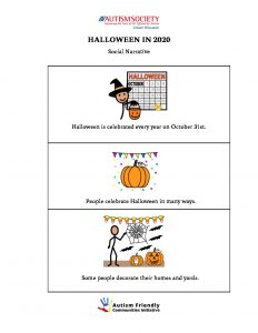 2020 Halloween Social Narrative – Autism Society of Greater Wisconsin