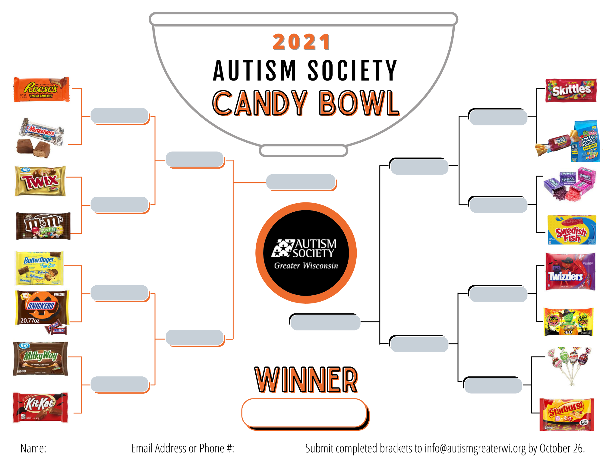 Candy Bowl – Autism Society of Greater Wisconsin