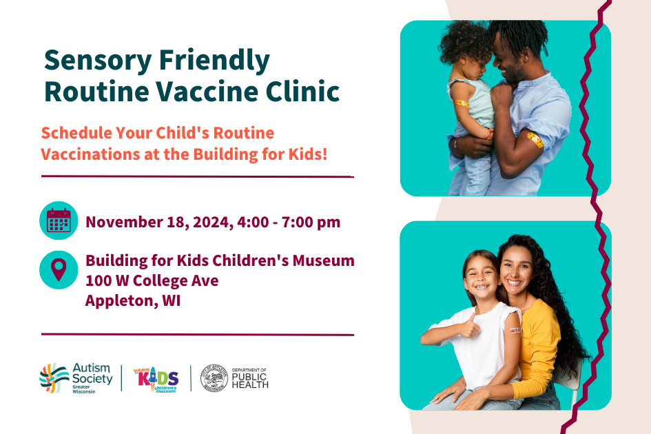 Sensory Friendly Vaccine Clinic – Autism Society of Greater Wisconsin